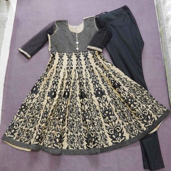 Made In India | Dresses | Ladies Lehenga Dress Evening Wear Black ...